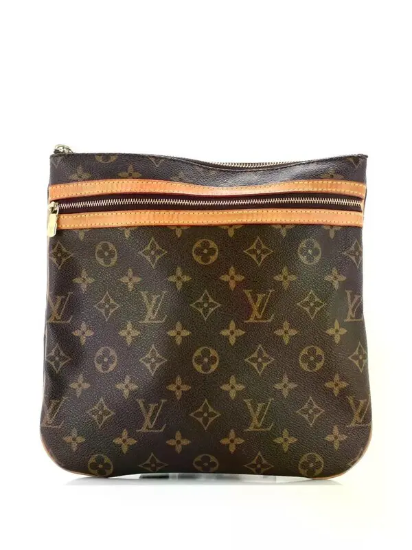 LOUIS VUITTON Bosphore Pochette Monogram Canvas Crossbody Bag - Brown