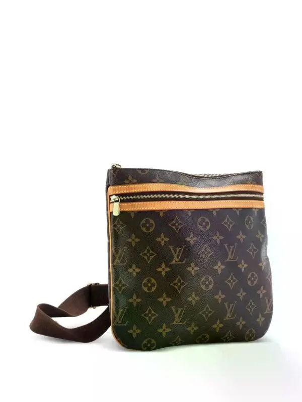 LOUIS VUITTON Bosphore Pochette Monogram Canvas Crossbody Bag - Brown