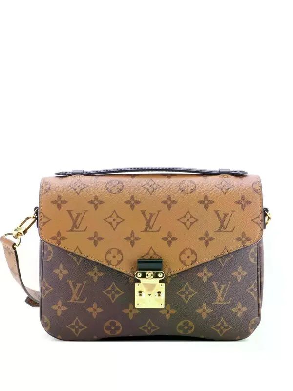 LOUIS VUITTON Pochette Metis Reverse Monogram Canvas - Brown