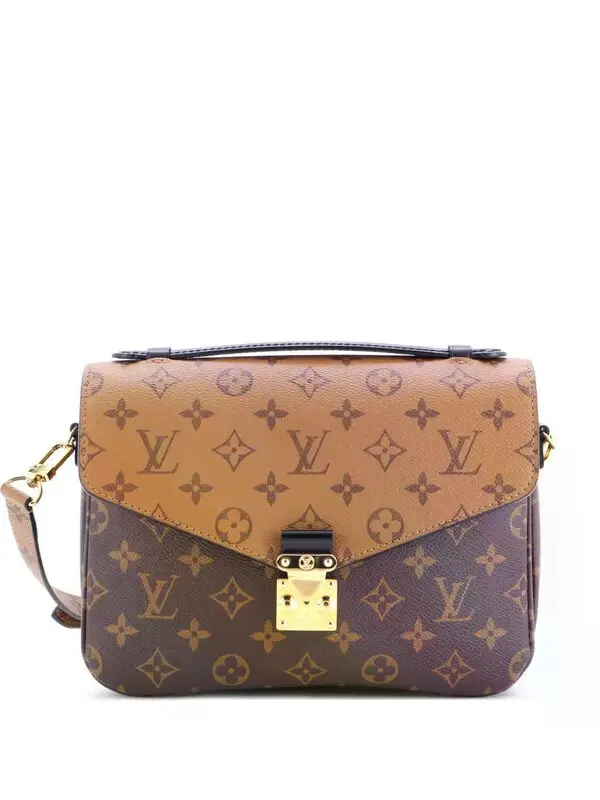 LOUIS VUITTON Pochette Metis Reverse Monogram Canvas - Brown
