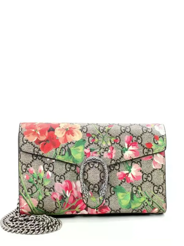 Gucci Dionysus Chain Wallet Blooms Print - Multicolour