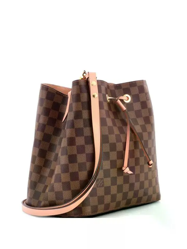 LOUIS VUITTON Neonoe Mm Damier Bucket Bag - Brown