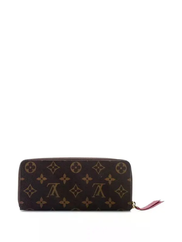 LOUIS VUITTON Clemence Wallet Monogram Canvas Small Wallets - Brown