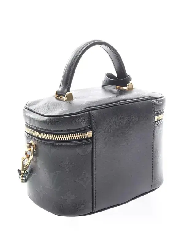 LOUIS VUITTON Monogram Ink Vanity Pm Satchel - Black
