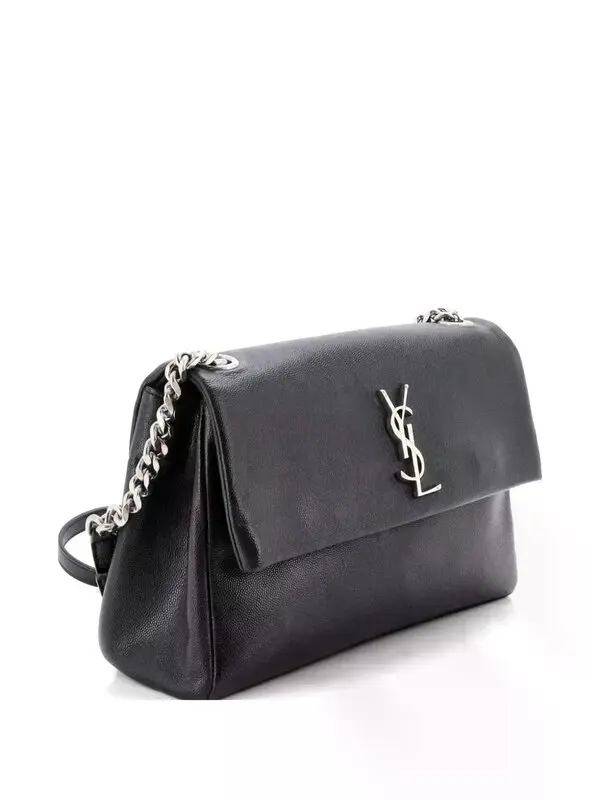 Saint Laurent West Hollywood Leather Medium Crossbody Bag - Black