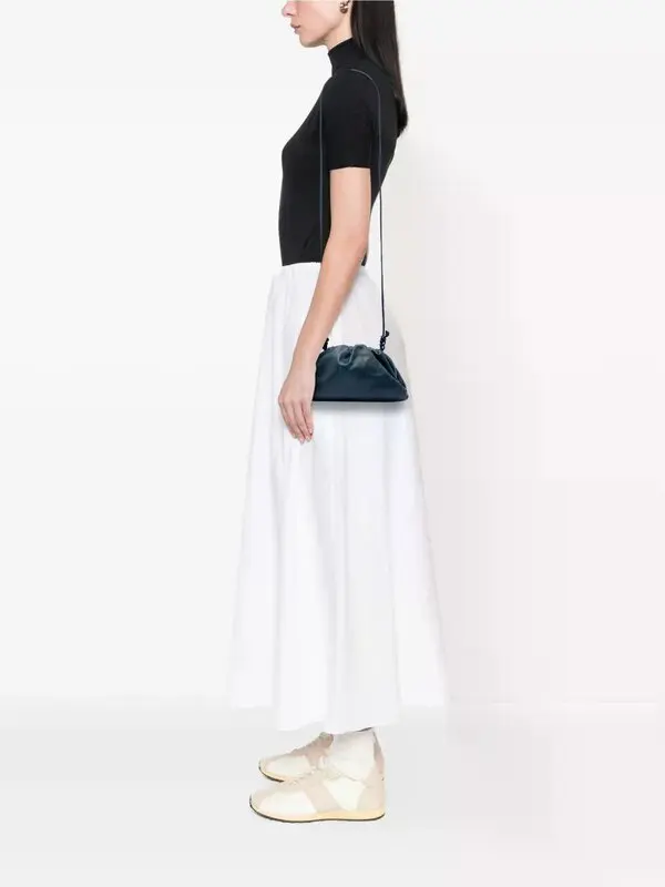 Bottega Veneta Lambskin The Mini Pouch Crossbody Bag - Blue