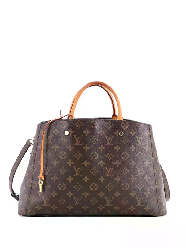 LOUIS VUITTON Montaigne Handbag Monogram Canvas Gm - Brown