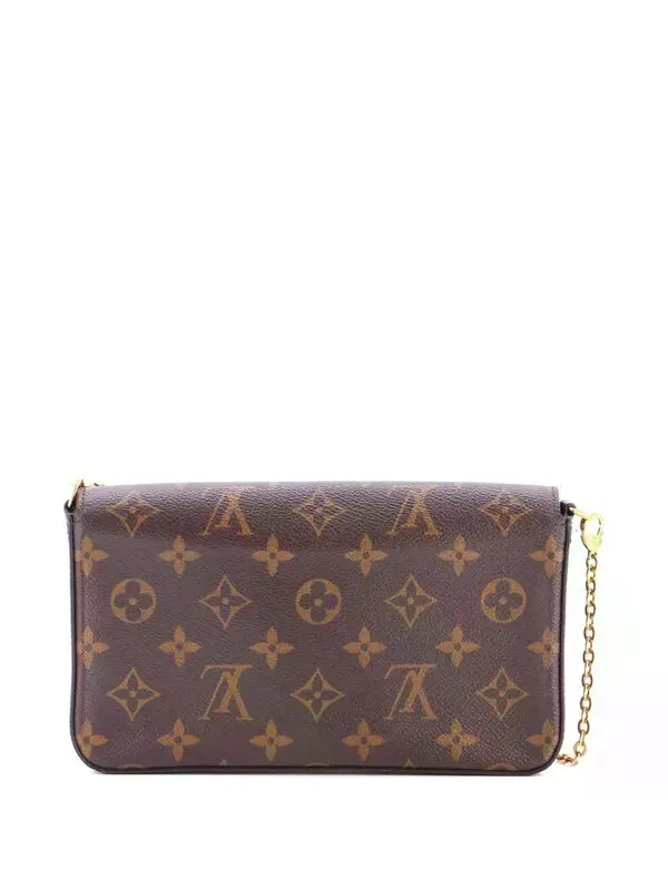 LOUIS VUITTON Felicie Pochette Monogram Canvas - Brown