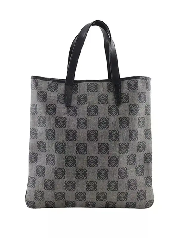 Loewe Anagram Coated Canvas Tote Bag - Grey
