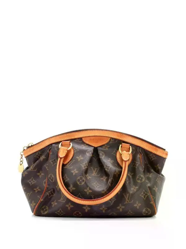 LOUIS VUITTON Tivoli Handbag Monogram Canvas Pm Satchel - Brown