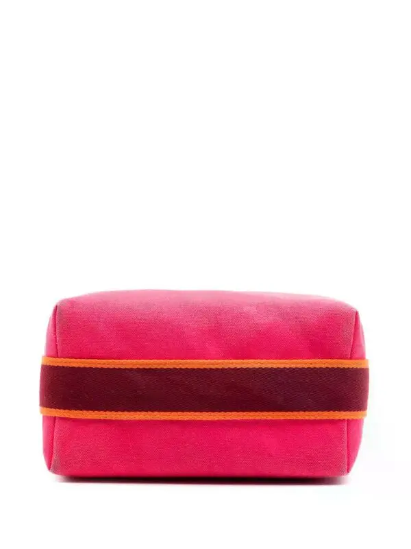 Hermès Small Toile Bride A Brac Case Vanity Bag - Pink