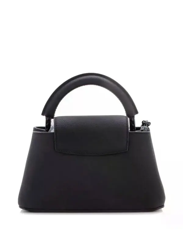 LOUIS VUITTON Capucines East West Mini Bag - Black