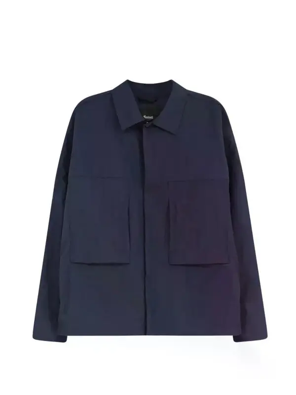 Herno Patch-pocket Shirt Jacket - Blue