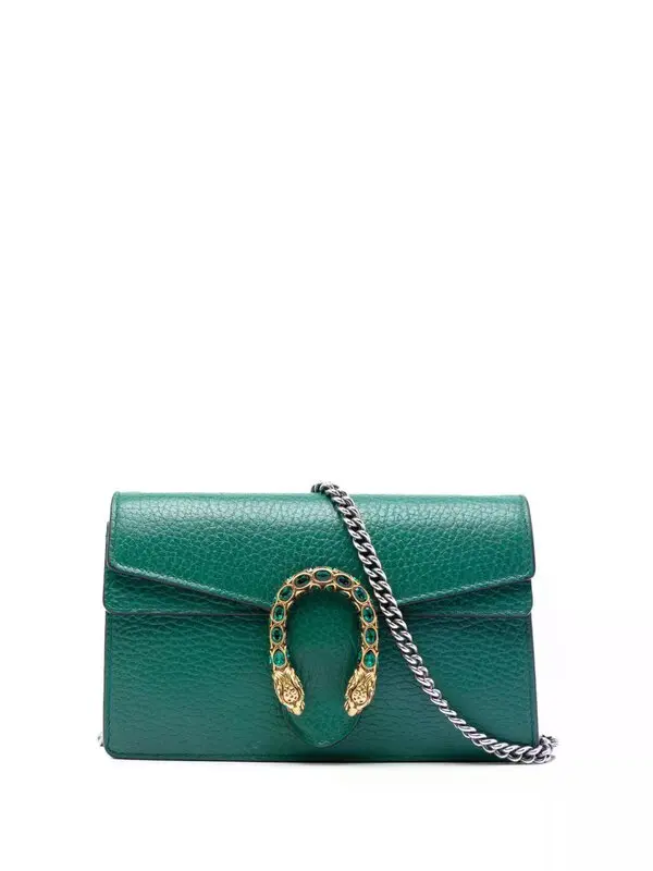 Gucci 2016-2026 Mini Leather Dionysus Crossbody Bag - Green