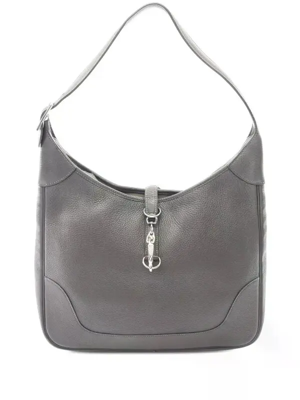 Hermès 2002 Clemence Trim Ii 35 Shoulder Bag - Grey