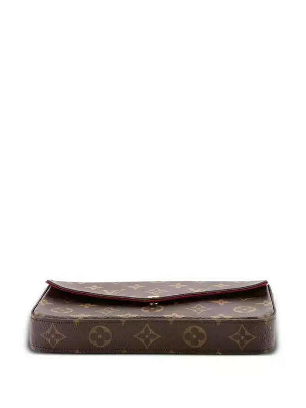 LOUIS VUITTON Felicie Pochette Monogram Canvas - Brown