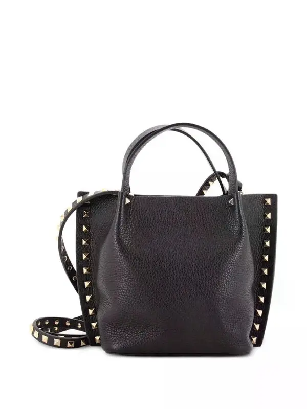 Valentino Garavani Rockstud Convertible Mini Tote Bag - Black