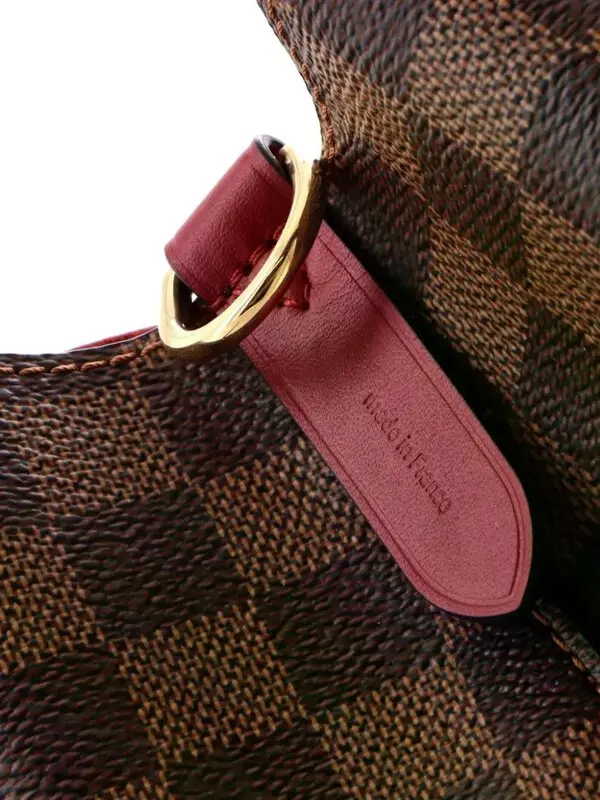 LOUIS VUITTON Néonoé Mm Bucket Bag Damier With Leather - Brown