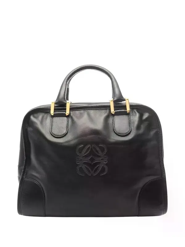Loewe 2010-2026 Leather Amazona 32 Handbag - Black