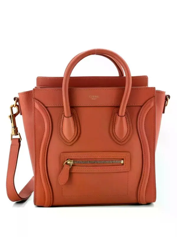 Celine Luggage Nano Crossbody Bag - Brown