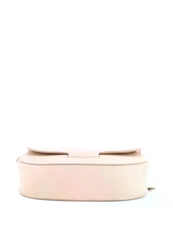 Celine Trotteur Grainy Leather Medium Crossbody Bag - Neutrals