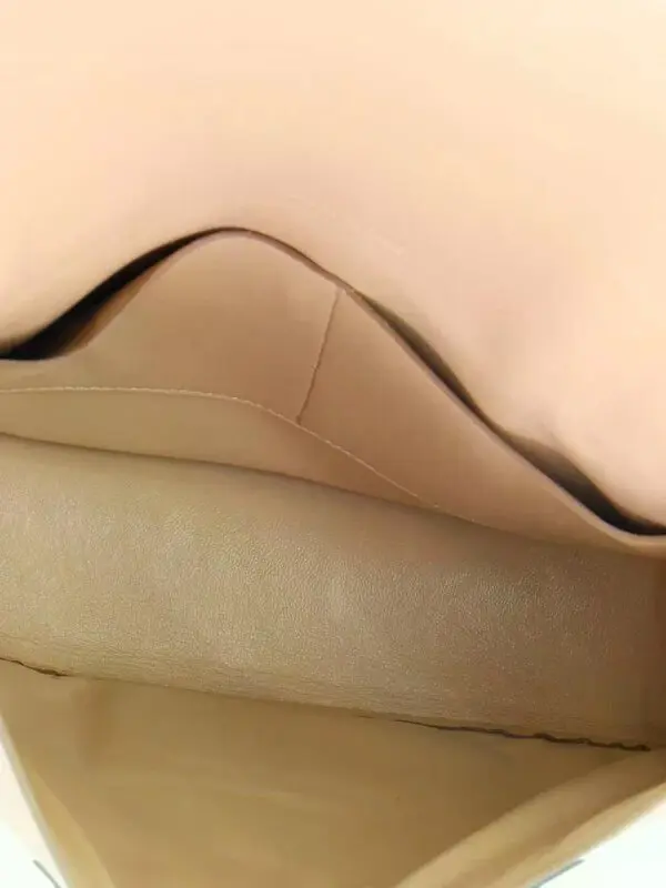 Celine Trotteur Grainy Leather Medium Crossbody Bag - Neutrals