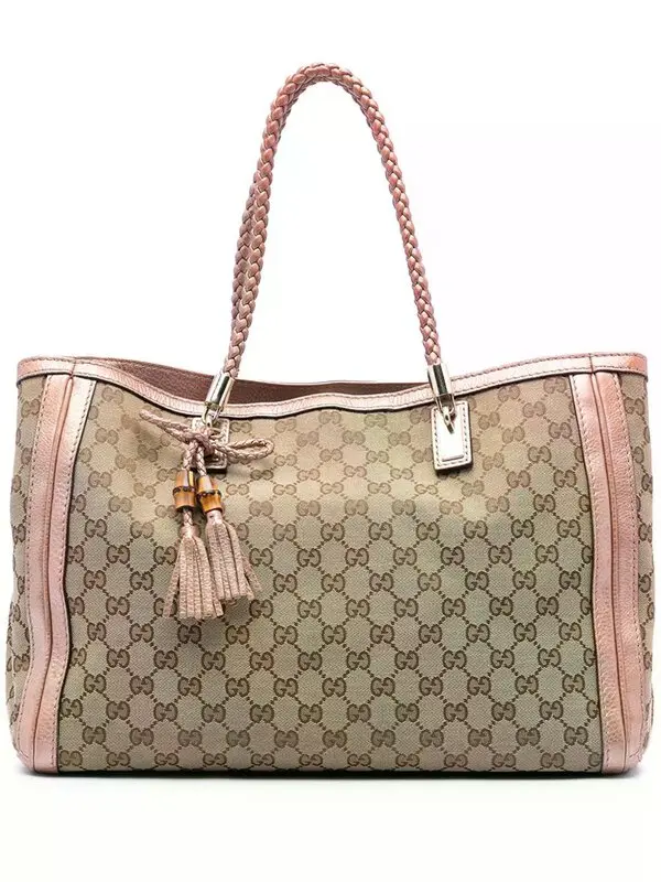 Gucci Gg Canvas Bella Tote Bag - Pink