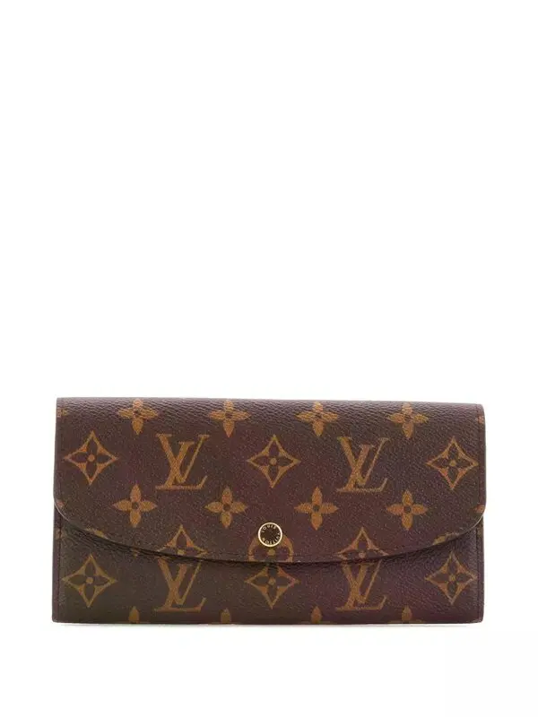 LOUIS VUITTON Emilie Wallet Monogram Canvas Small Wallets - Brown