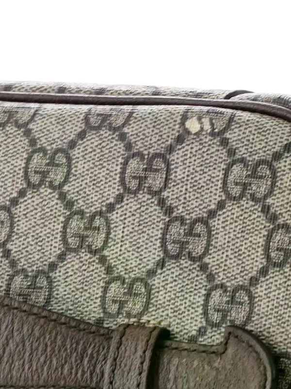 Gucci Ophidia Top Handle Cosmetic Case - Brown