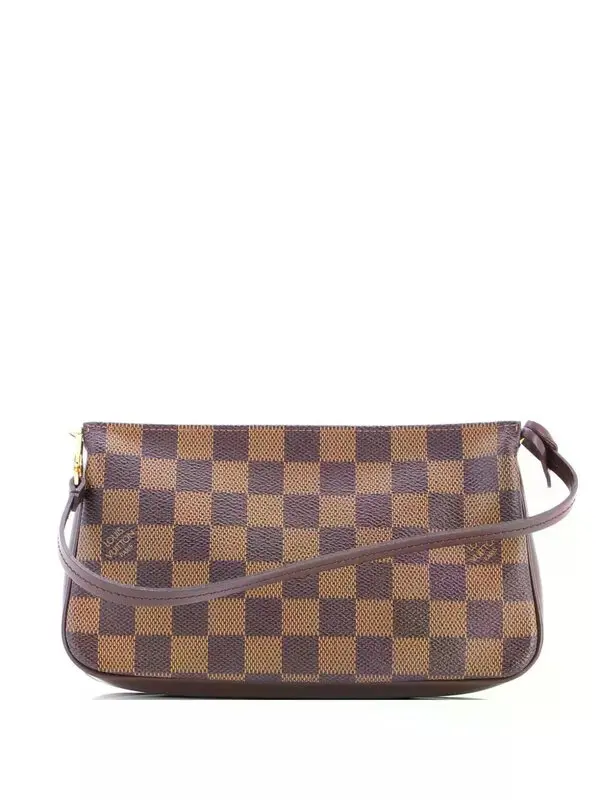 LOUIS VUITTON Navona Pochette Accessoires Damier Clutch - Brown