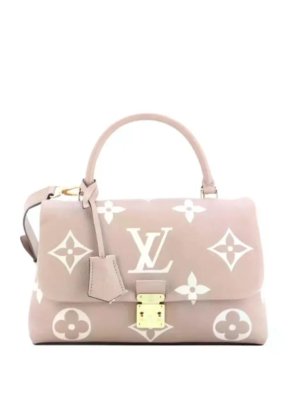 LOUIS VUITTON Madeleine Handbag Bicolor Monogram Empreinte Giant Mm - Neutrals