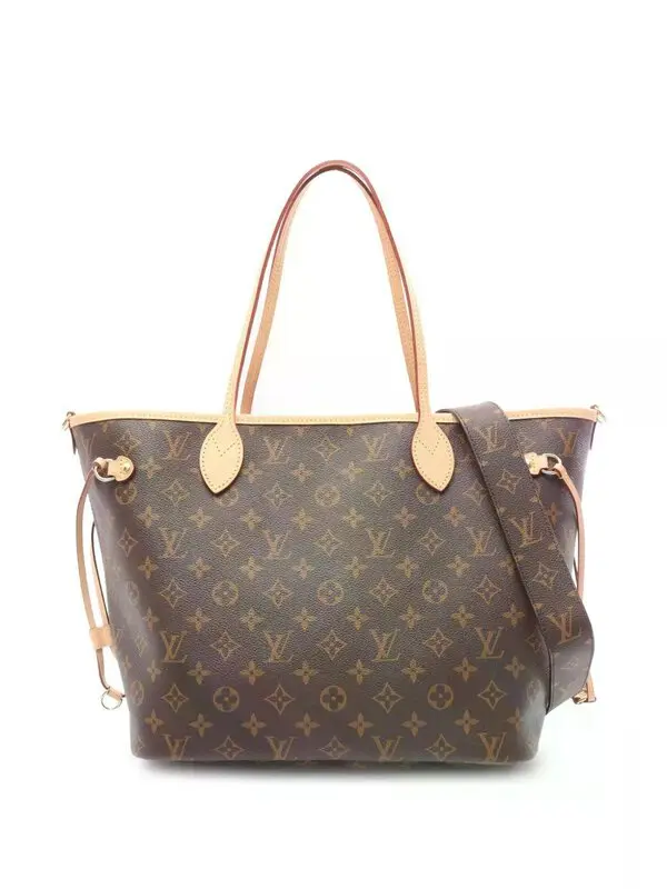 LOUIS VUITTON Monogram Neverfull Bandouliere Inside Out Mm Satchel - Brown