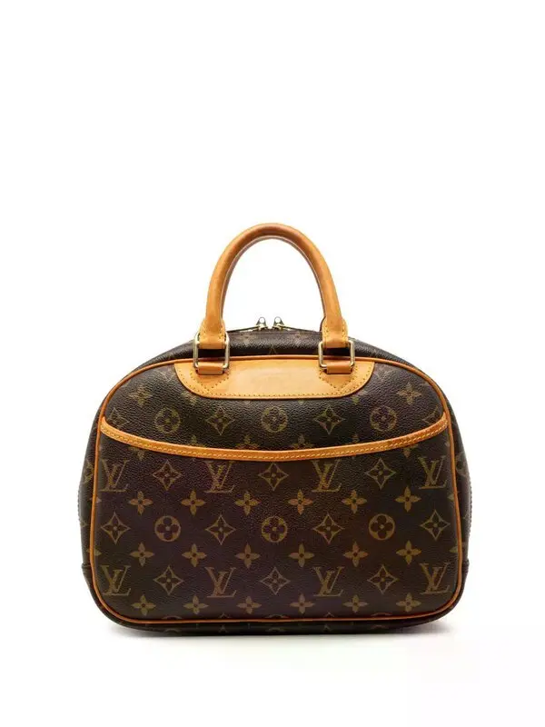 LOUIS VUITTON 2004 Monogram Trouville Handbag - Brown