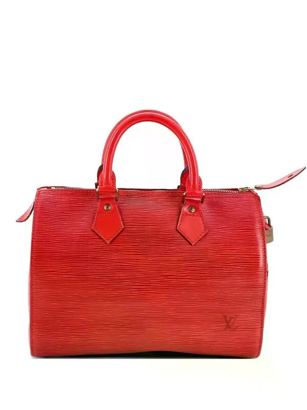 LOUIS VUITTON Speedy 25 Satchel - Red