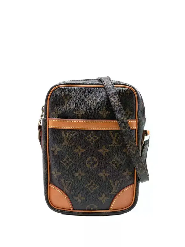 LOUIS VUITTON 2004 Monogram Danube Crossbody Bag - Brown