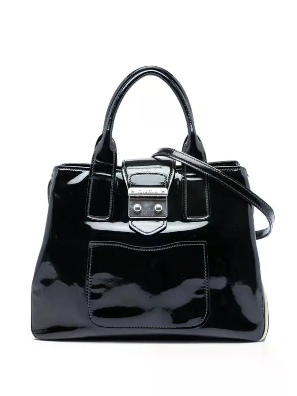 Miu Miu 2010-2026 Patent Satchel - Black