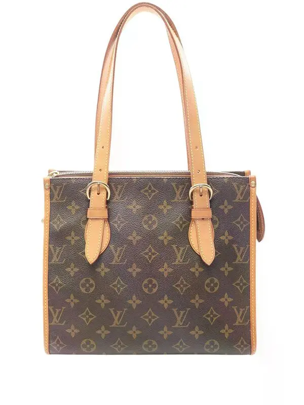 LOUIS VUITTON 2005 Monogram Popincourt Haut Tote Bag - Brown