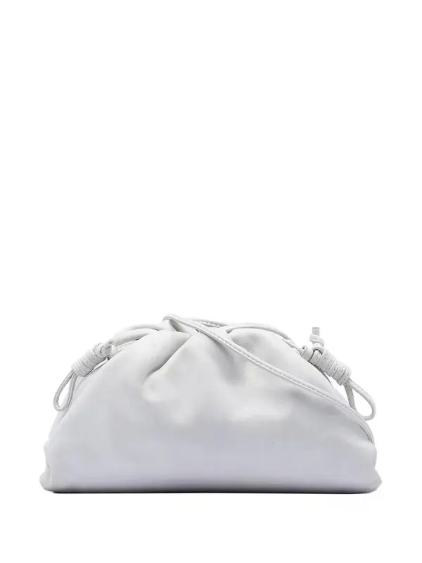Bottega Veneta 2012-2025 Lambskin The Mini Pouch Crossbody Bag - White