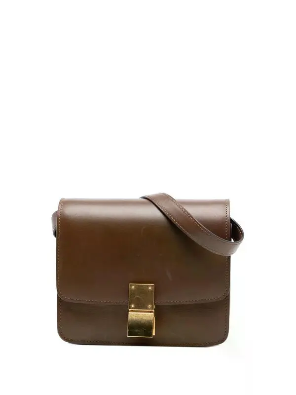 Celine 2019 Small Classic Box Crossbody Bag - Brown