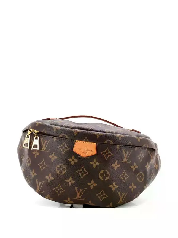 LOUIS VUITTON Bum Bag Monogram Canvas Belt Bag - Brown