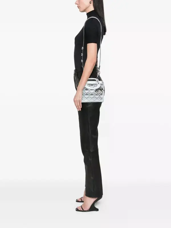 Dior 2017 Small My Abcdior Lady Satchel - Silver