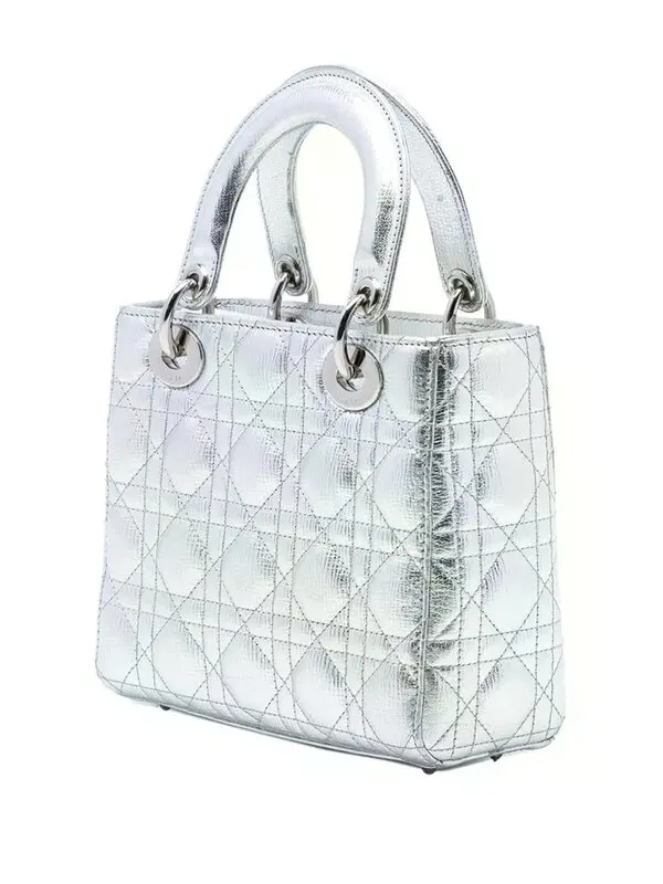 Dior 2017 Small My Abcdior Lady Satchel - Silver