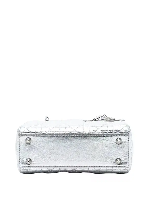 Dior 2017 Small My Abcdior Lady Satchel - Silver