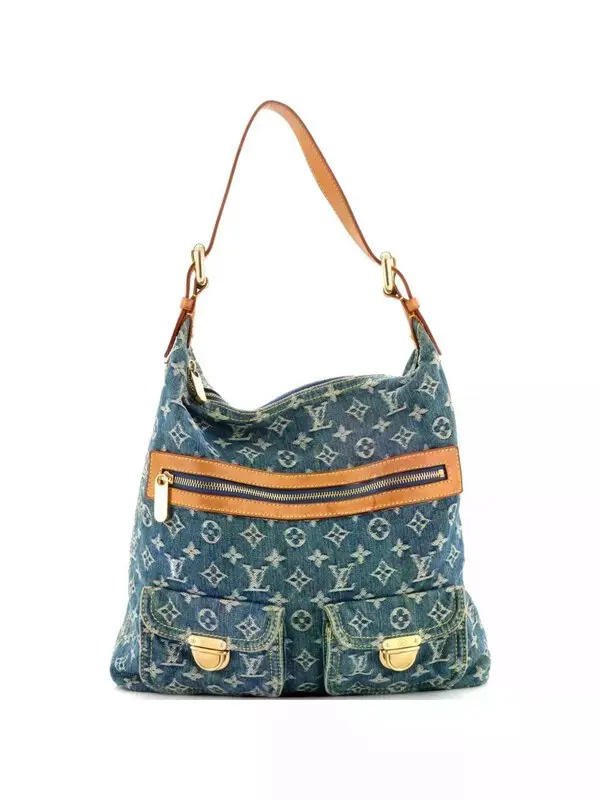 LOUIS VUITTON Baggy Handbag Denim Gm Shoulder Bag - Blue