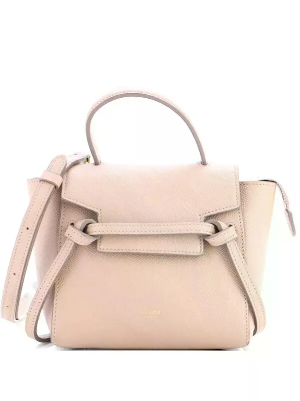 Celine Belt Bag Textured Leather Pico - Neutrals