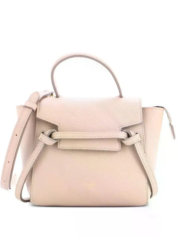 Celine Belt Bag Textured Leather Pico - Neutrals