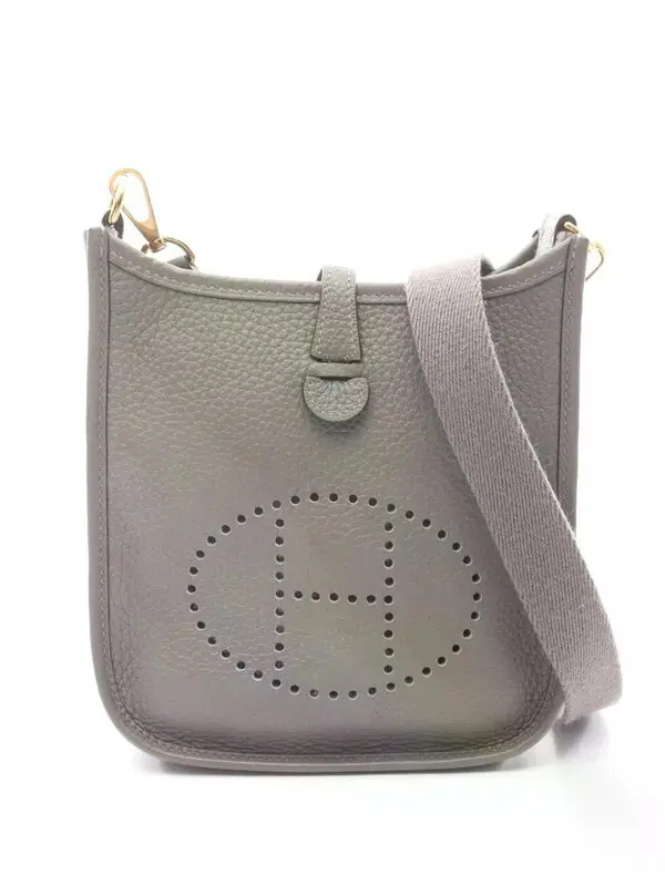 Hermès 2022 Clemence Evelyne Tpm Crossbody Bag - Grey
