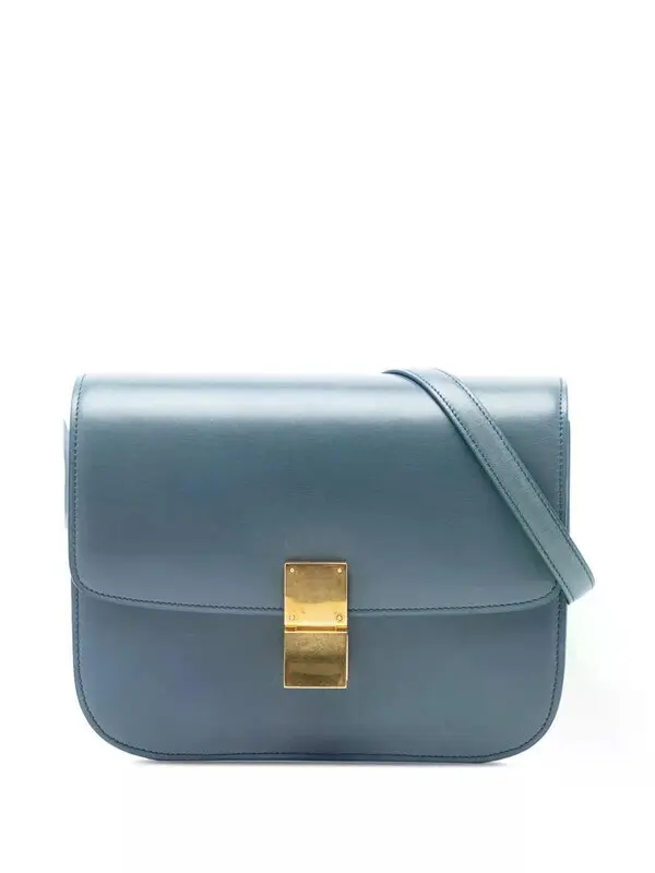 Celine 2012 Medium Classic Box Bag - Blue
