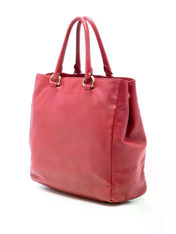 Prada Vitello Daino Open Convertible Tote Satchel