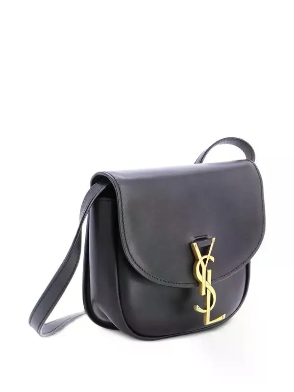 Saint Laurent Kaia Leather Small Shoulder Bag - Black